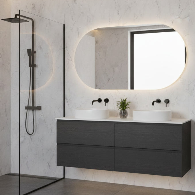 Perform Panel Perito Marble Wet Wall Panel | Waterproof Bathroom Panels ...