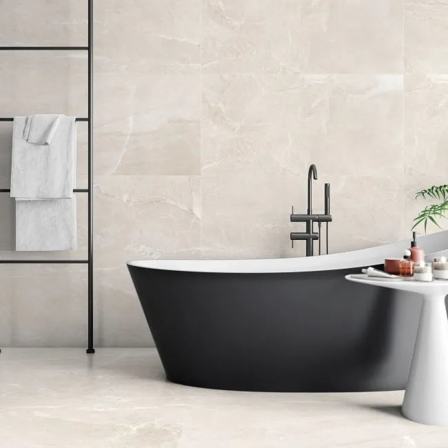 Tempo Cotton Stone Effect Tiles 1200x600mm – Bath & Tile